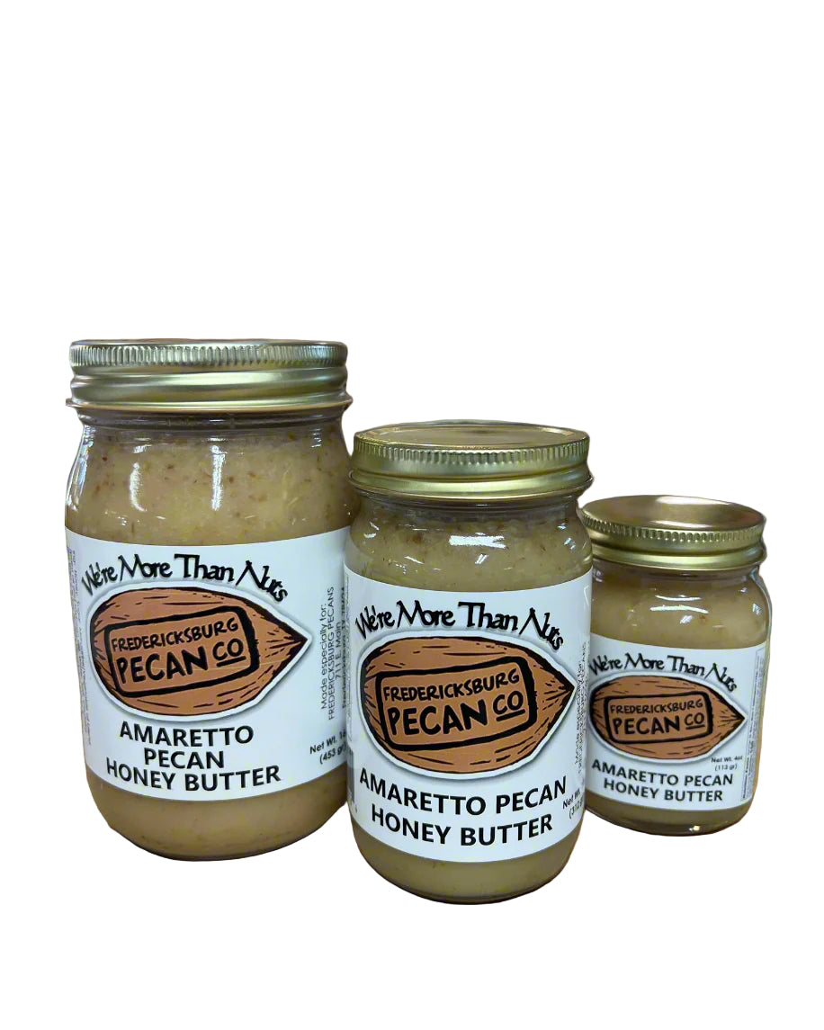 Fredericksburg Pecan Company Amaretto Pecan Honey Butter