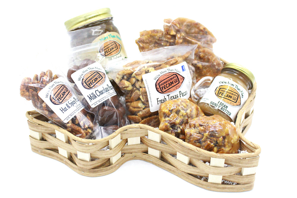 A Bit of Texas Pecan Gift Basket – Fredericksburg Pecan Company